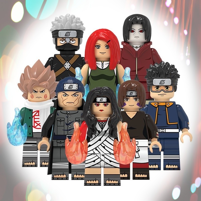 Naruto Building Block Minifigure Small Particle Assembly Doll Toy ...