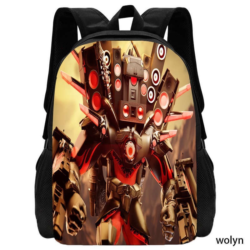 Skibidi Toilet Backpack for students | Shopee Malaysia