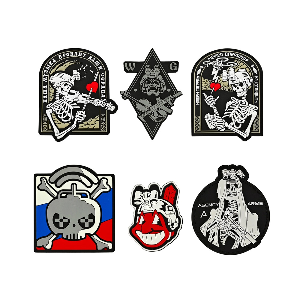 High-quality PVC Rubber Patch Three-Dimensional Soft Rubber Velcro ...