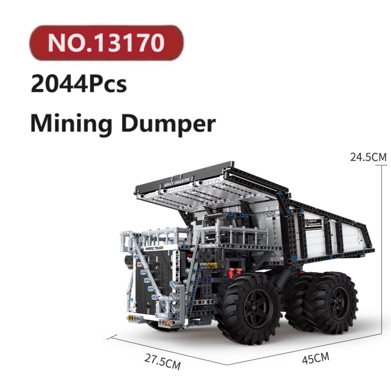 Mining Dumper(Remote Control)Building Blocks 2044 Pcs Mould King ...