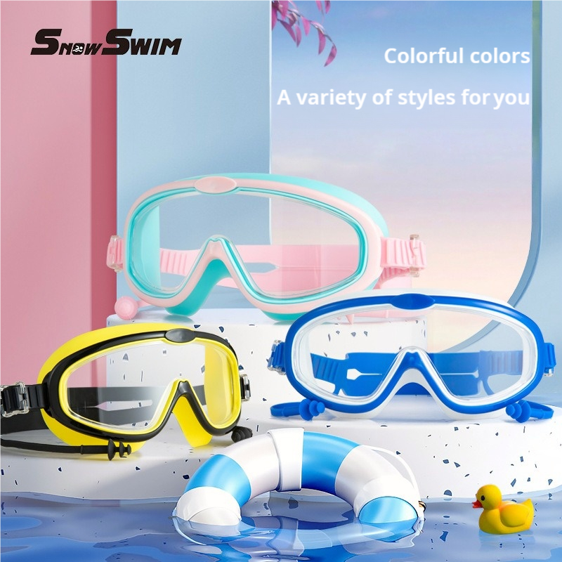 Children In bags swimming goggles girl boy swimming gear goggles ...
