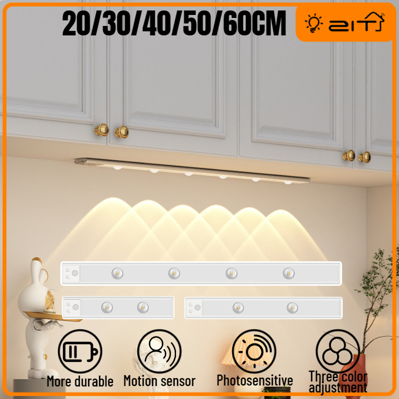 STOCK Motion Sensor Light Cat Eye Light Strip Motion Sensor LED Long ...