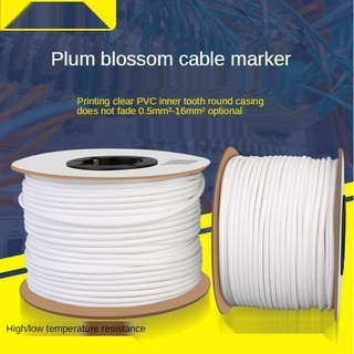 1 Roll 0.5mm² -25mm² PVC White Handwriting Ferrule Printing Machine ...