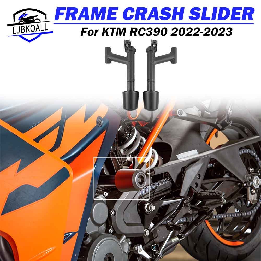 LJBKOALL For KTM RC390 2022-2023 Motorcycle Front Frame Crash Slider ...