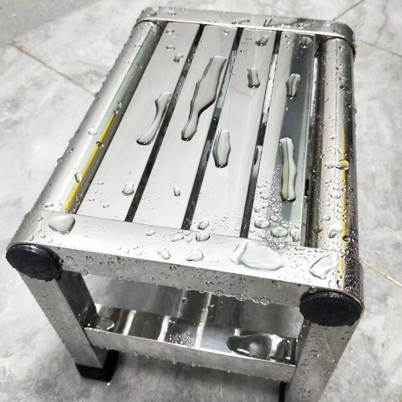 Stainless Steel Stool Bath Stool Fat Living Room Stool Bath Stool Trim ...
