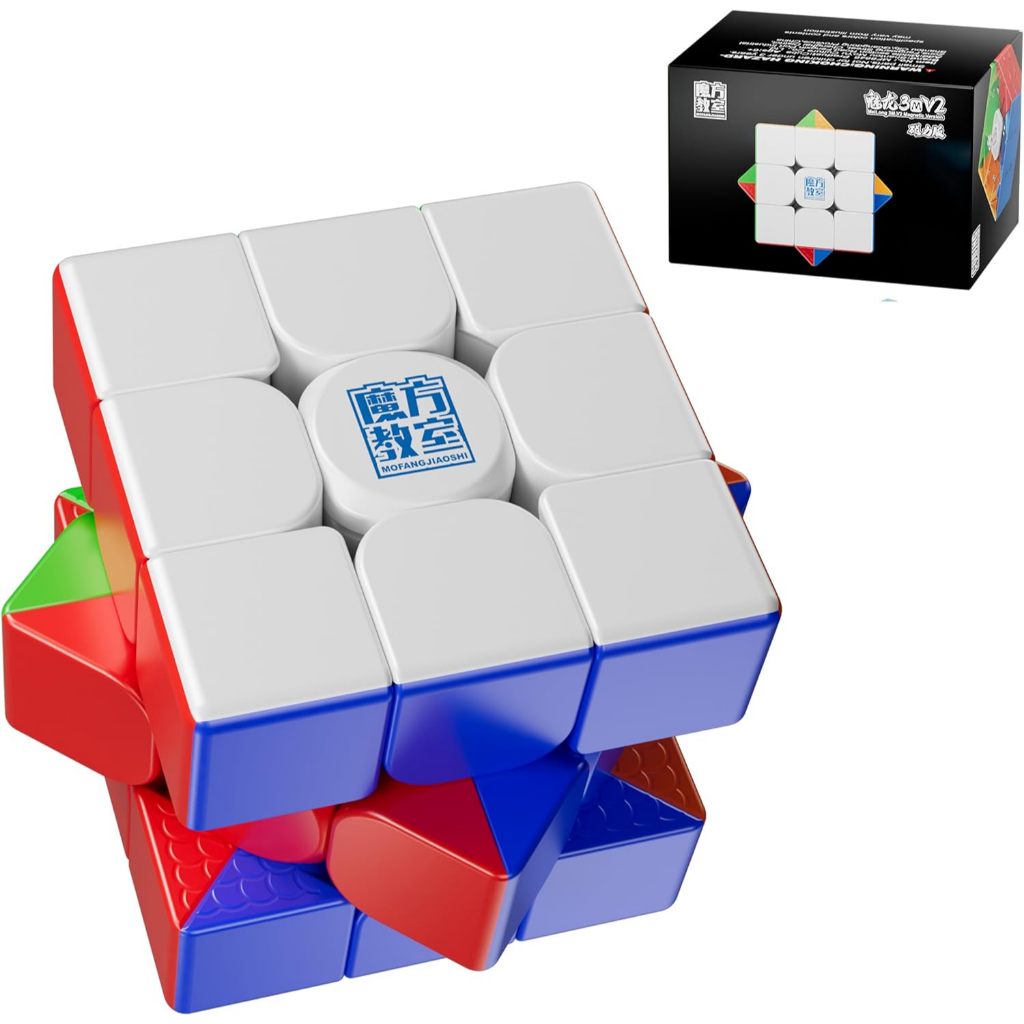 Moyu Meilong 3M V2 Magnetic Speed Cube, Professional 3x3x3 Stickerless ...