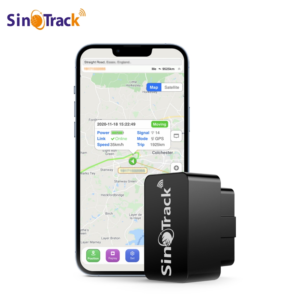 New Mini OBD GPS Tracker 16PIN OBD II Plug Play Car GSM OBD2 Tracking ...