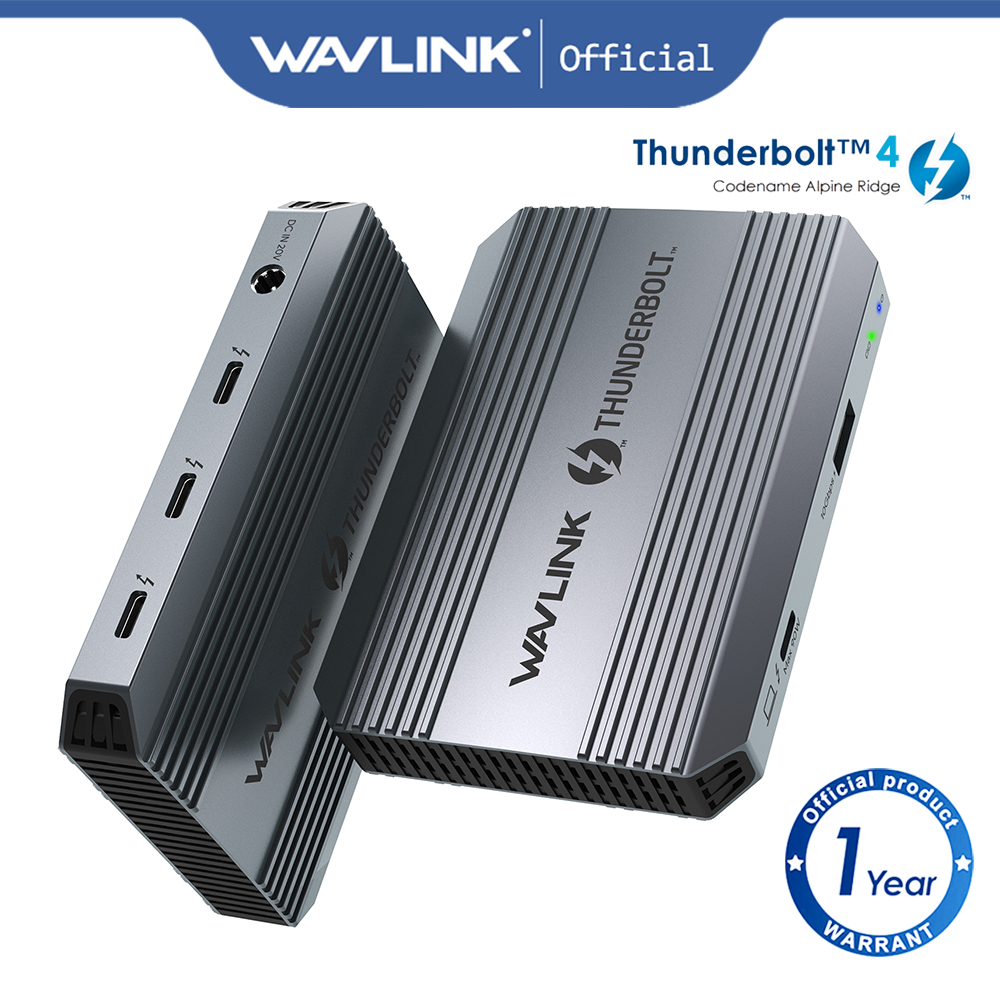 Wavlink Thunderbolt 4 USB Docking Station With 8K 4K Dual Display ...