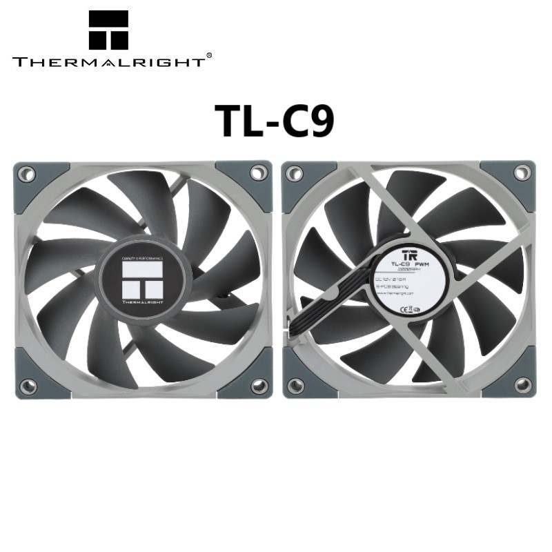 Thermalright TL-C9 92mm chassis fan 2000 speed CPU Cooler Fan 4pin PWM S-FDB V2 bearing Fan ...