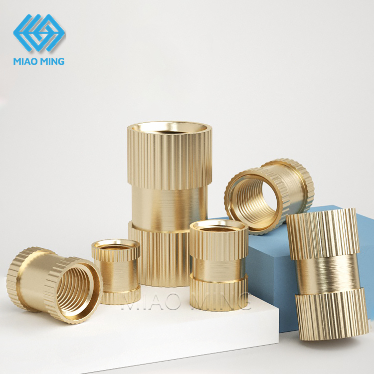 M4 M5 M6 M8 Straight Knurled Embedded Nut Heat threaded insert nut and ...