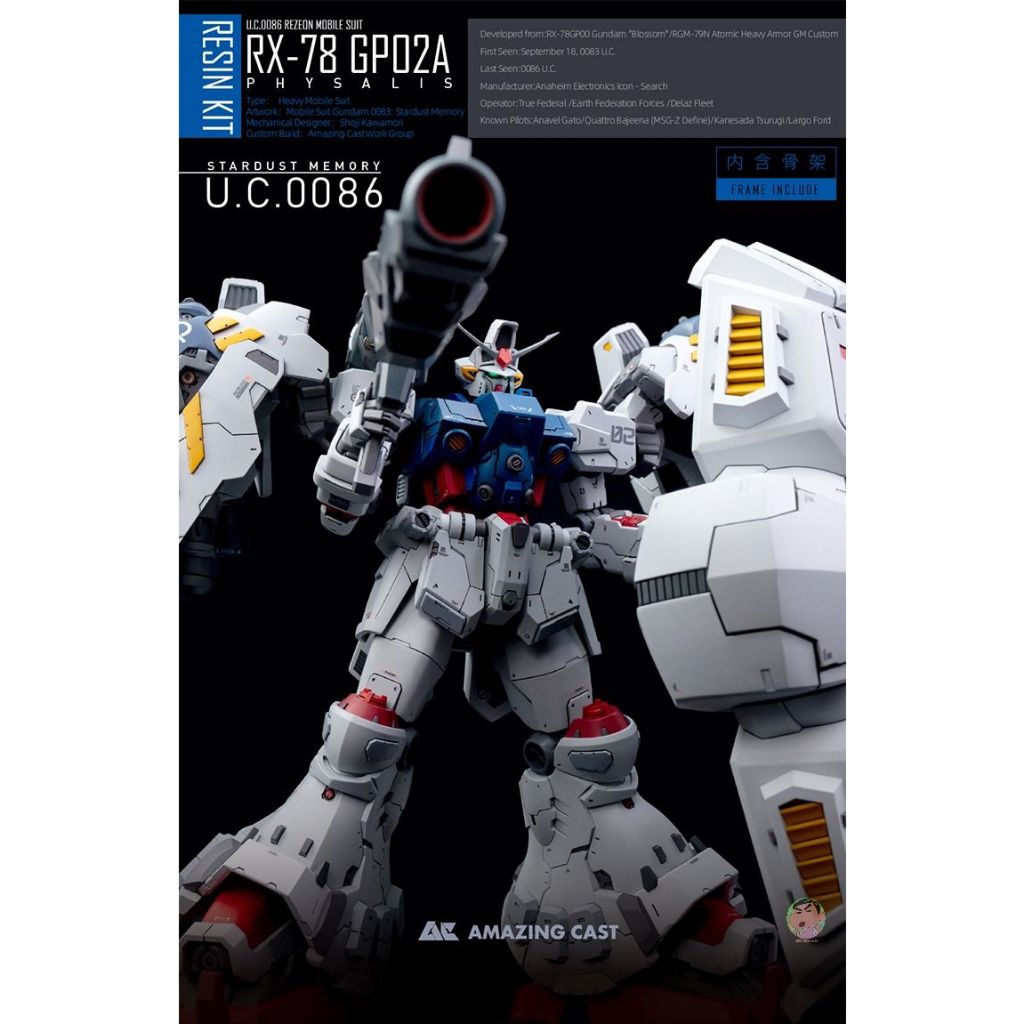 AMAZING CAST 1/90 RX-78 GP02A Gundam Resin Full Garage Kit | Shopee ...
