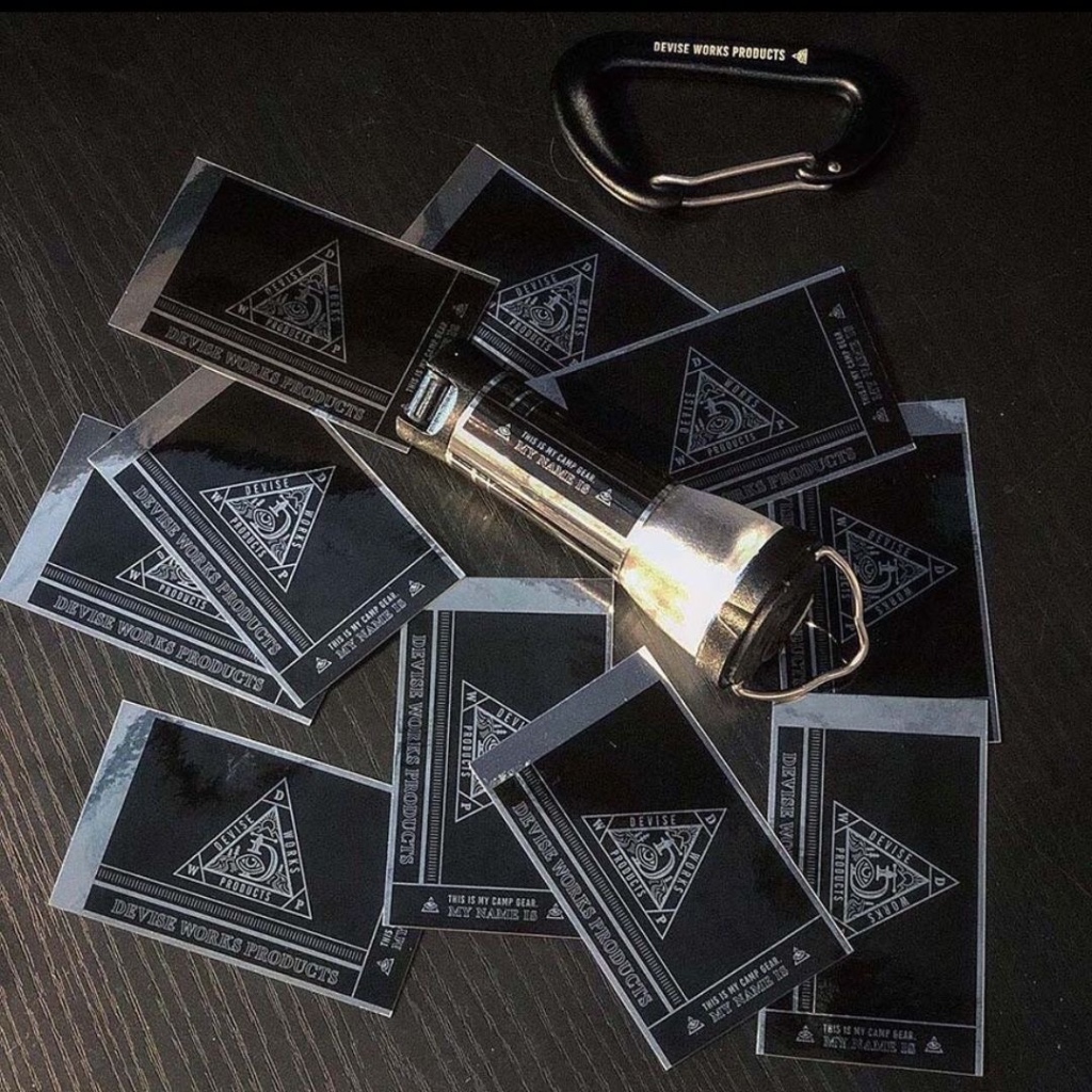 DW outdoor camping GZ light sticker goalzero light DEVISEWORKS the same decorative sticker metal ...
