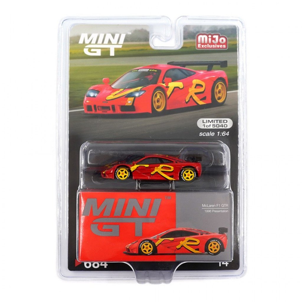 Mini GT MGT00684-MJ 684 1/64 MCLAREN F1 GTR 1996 PRESENTATION LHD MIJO ...