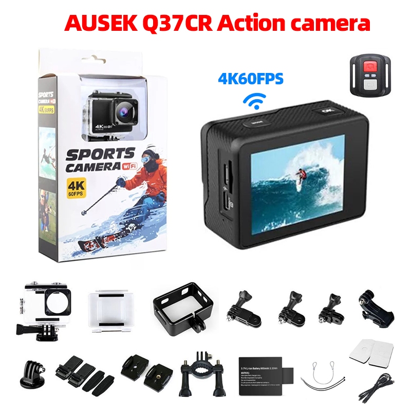 Orig AUSEK Q37CR Waterproof EIS Ultra HD 4K / 60fps Anti-shake HD ...