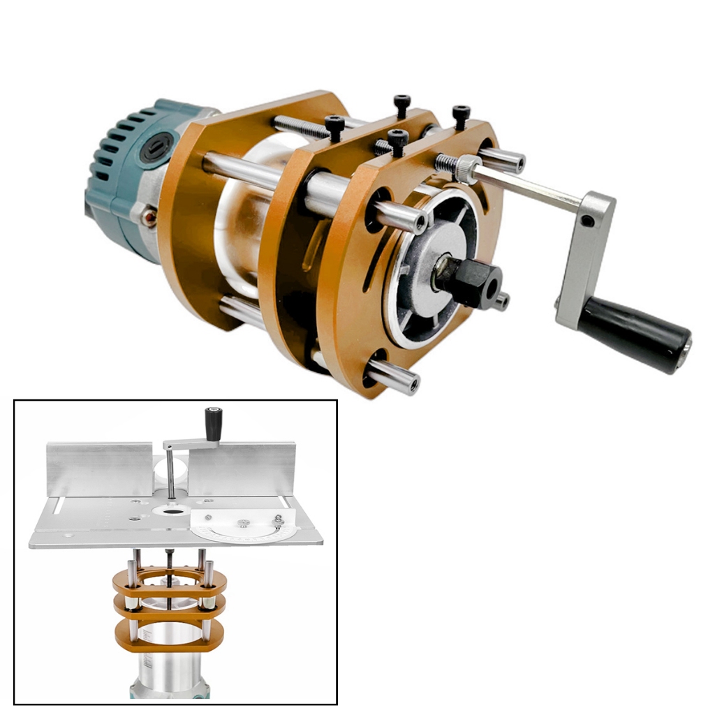 Adjustable Router Lift for 65mm Diameter Universal Trimming Machine ...
