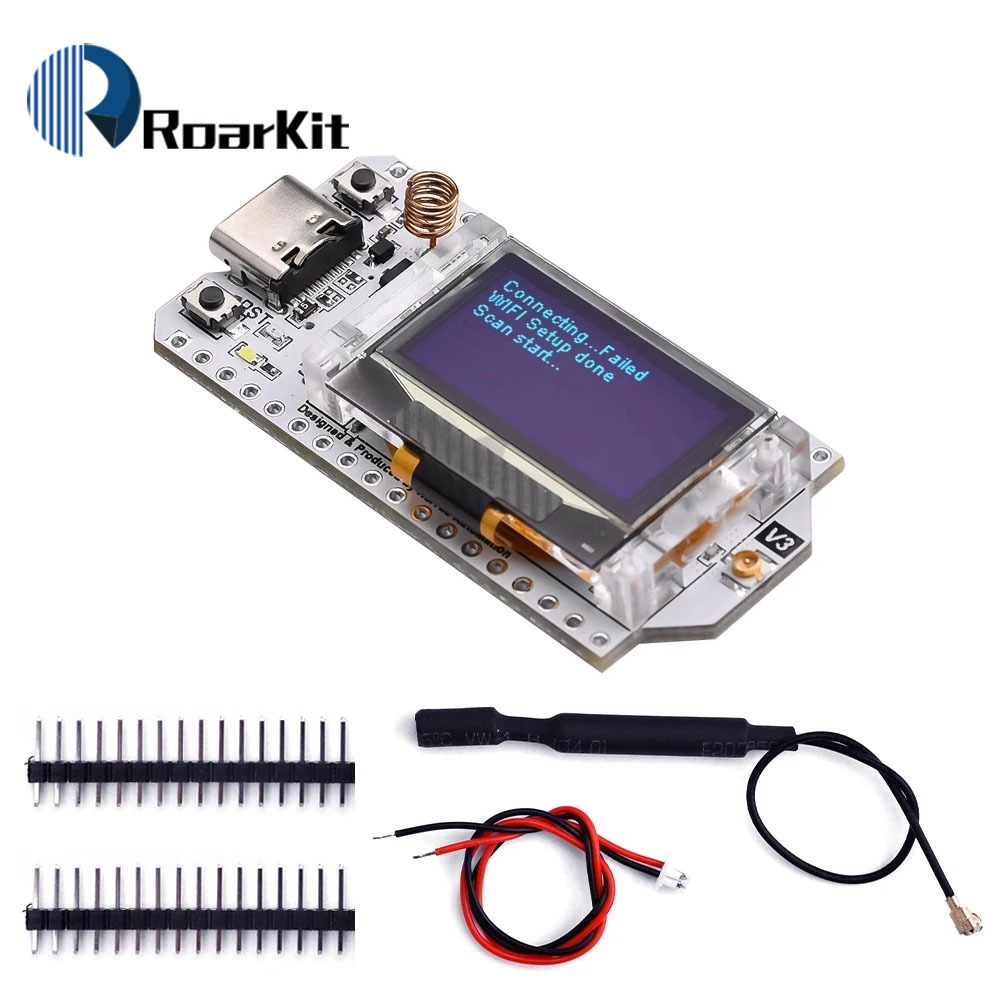 Esp32 S3fn8 Lora V3 Development Board 863mhz 928mhz Sx1262 0 96 Inch