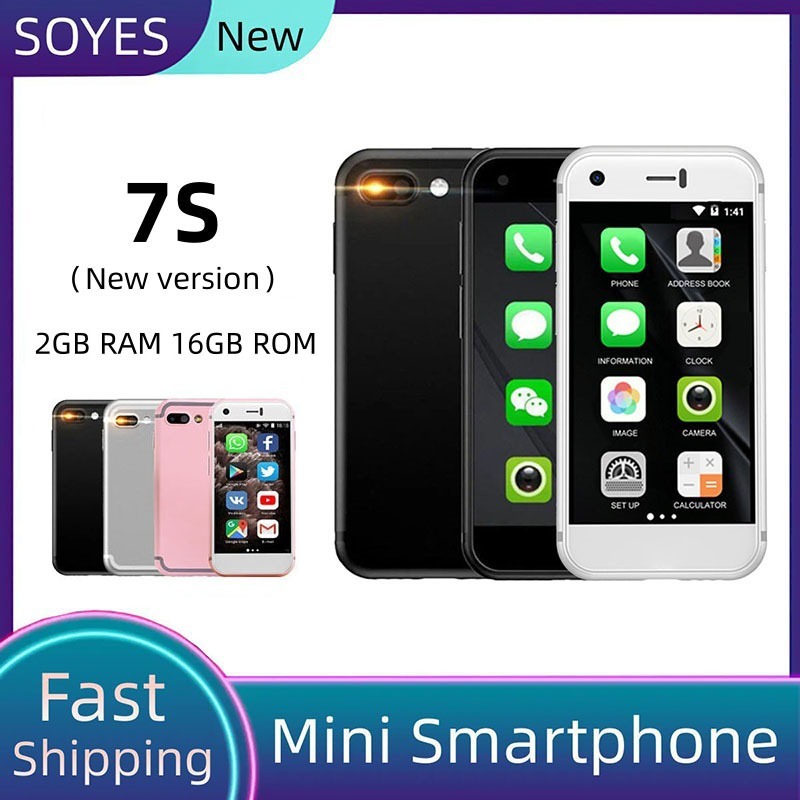 2024 New SOYES 7S Quad Core Mini 3G Smartphone 2.5Inch HD Screen 2GB ...