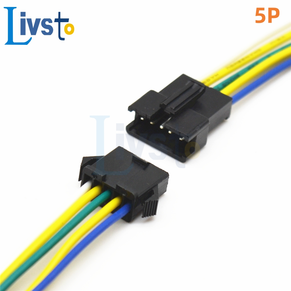 1 set 2Pin 3Pin 4Pin 5Pin 6Pin led Connector Male/female JST SM 2.54mm 2 3 4 5 6Pin Plug ...
