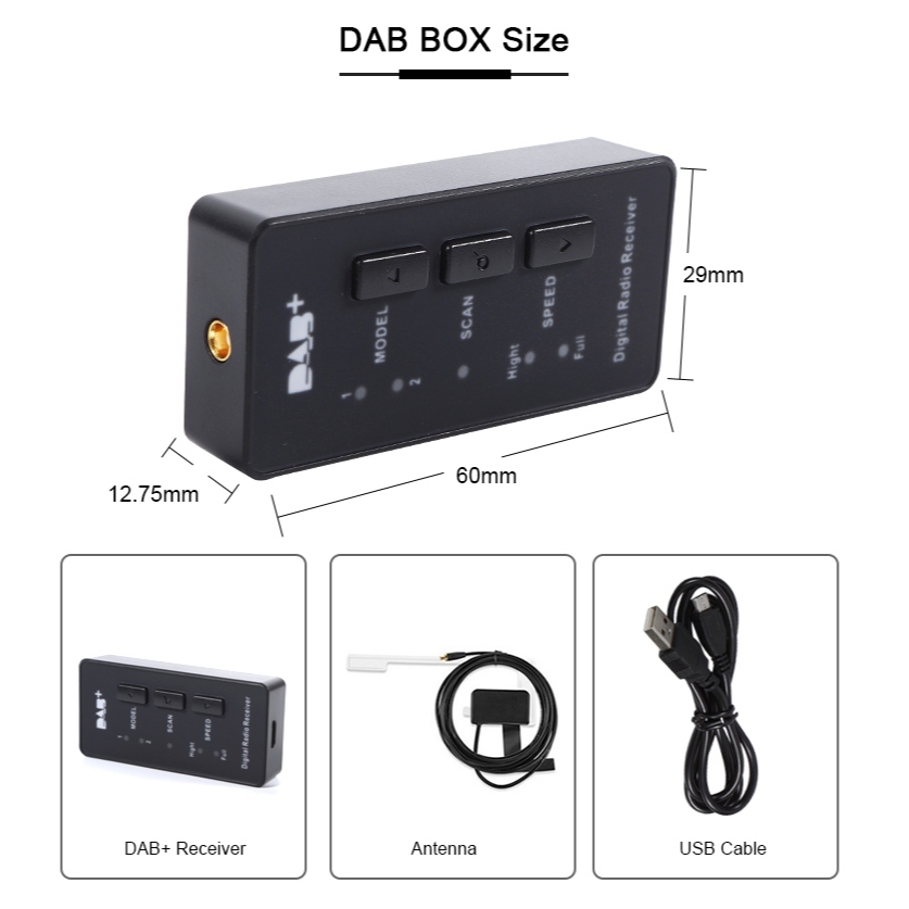 DAB USB Adapter for Audi BMW Benz Volvo Ford Peugeot Citroen DS VW ...