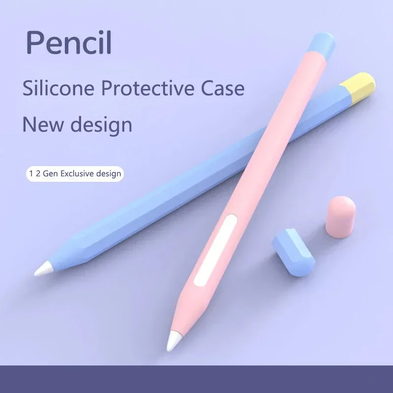 Stylus Cover soft Silicone Pen Case for Apple Pencil Pro 3 USB C 1 ...