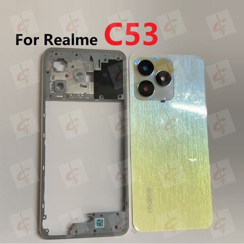Back cover housing For Realme C53 RMX3760 Middle frame | Shopee Malaysia
