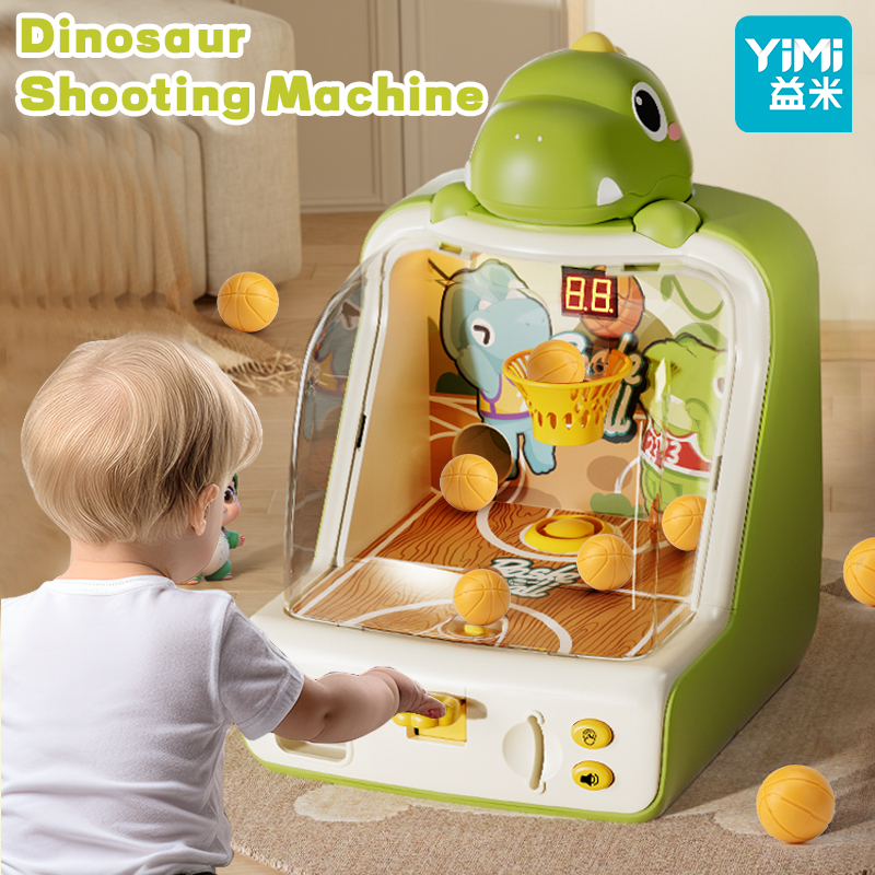YIMI Basketball Machine Shooting Game Dinosaur Vending Machines ...
