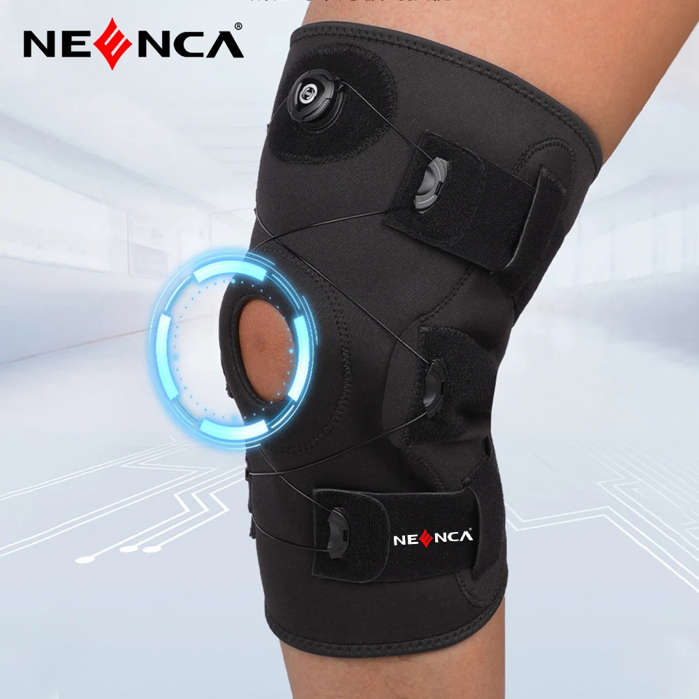 NEENCA Hinged Knee Support with Side Stabilizers Knee Immobilizer ...