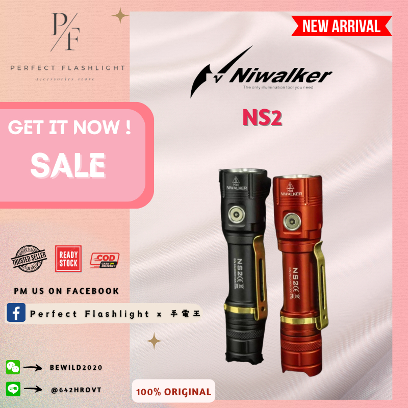 Perfect Flashlight Niwalker NS2 2500lumen Multifunctional Magnetic ...