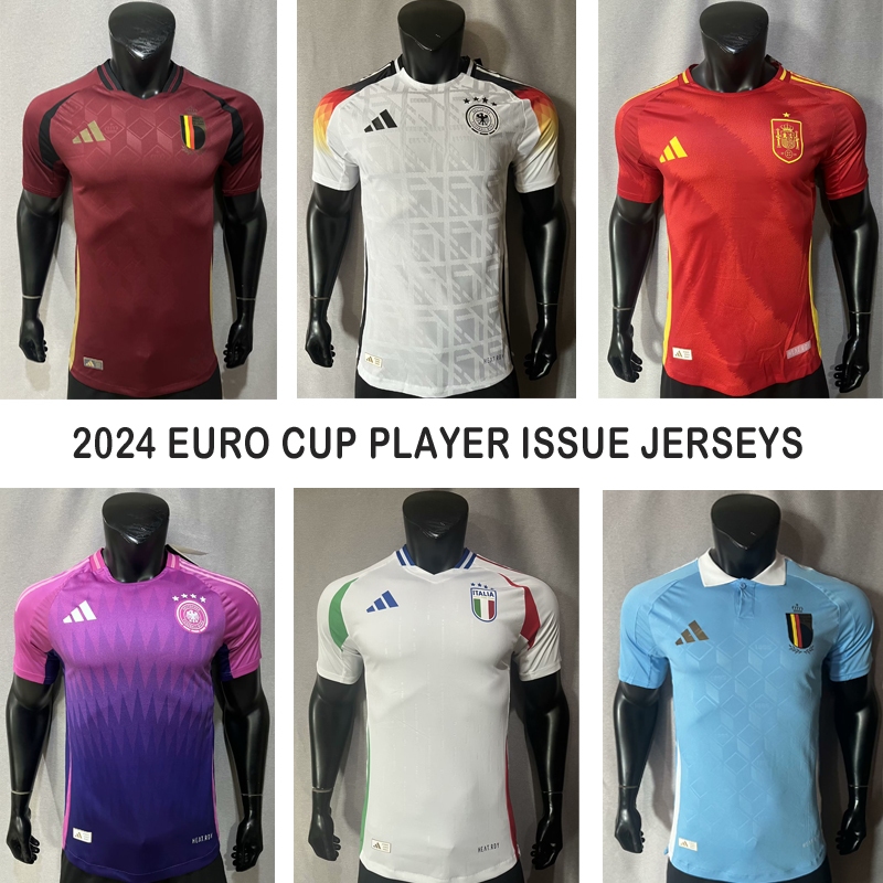 Player Version Germany Home Away 2024 EURO Football Jersey Spain ...