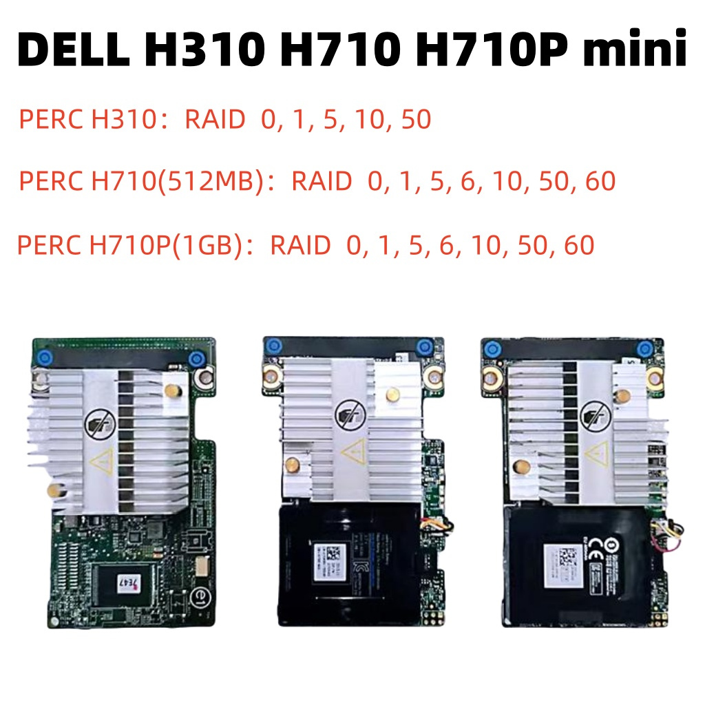 Dell H310 H710 H710P Mini Array Card 512M 1G Slow Memory K09CJ 5CT6D ...