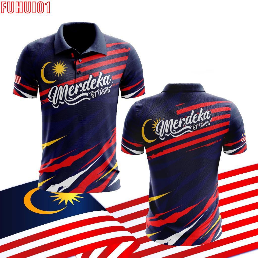 (Fuhui01) MERDEKA 67 SHIRTS (MALAYSIA MERDEKA 67 2024 SPECIAL DESIGN ...