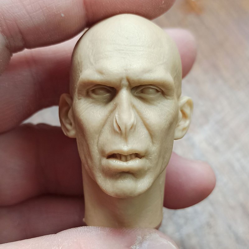 Unpainted 1/6 Lord Voldemort Lord Tom Head Sculpt Fit 12''Male Soldier Figure Body | Shopee Malaysia