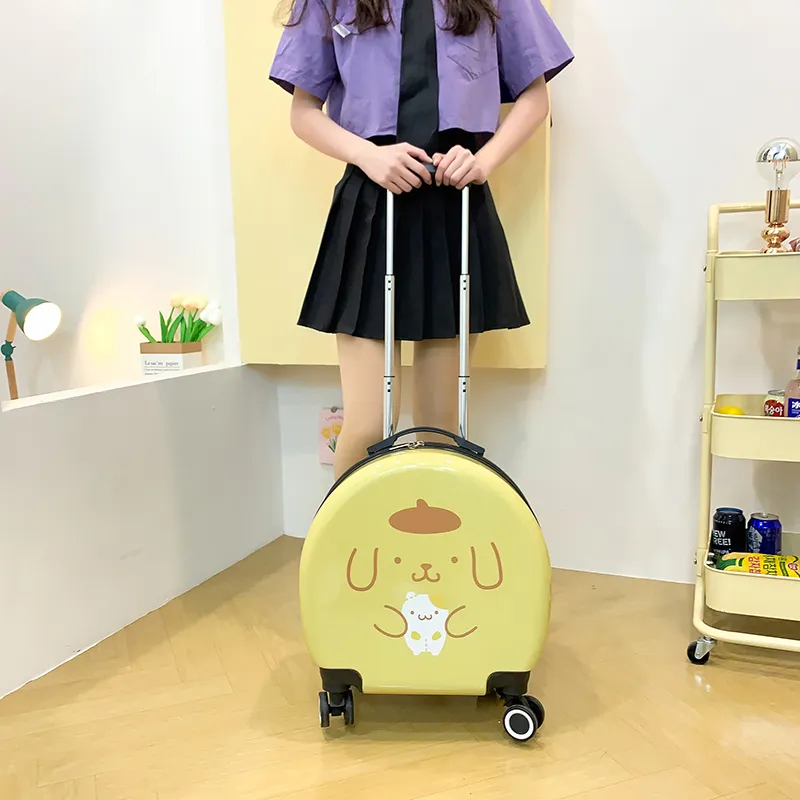 18 Inches Sanrio Suitcase Cinnamoroll Kuromi Luggage Suitcase Carry ...
