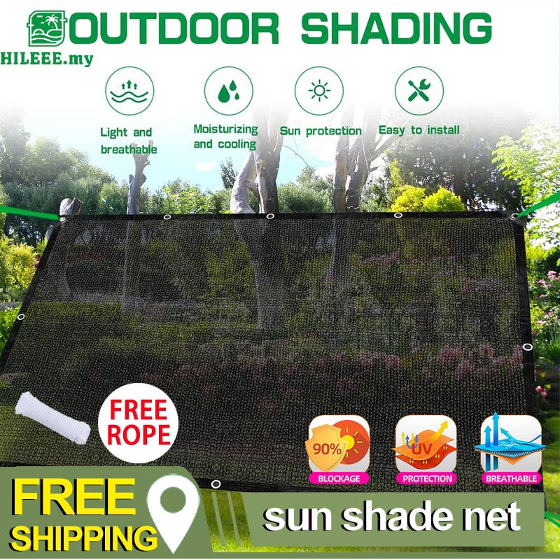 Sun Shade Net Car Cover Awnings Anti-UV 90% Outdoor Garden Net ...