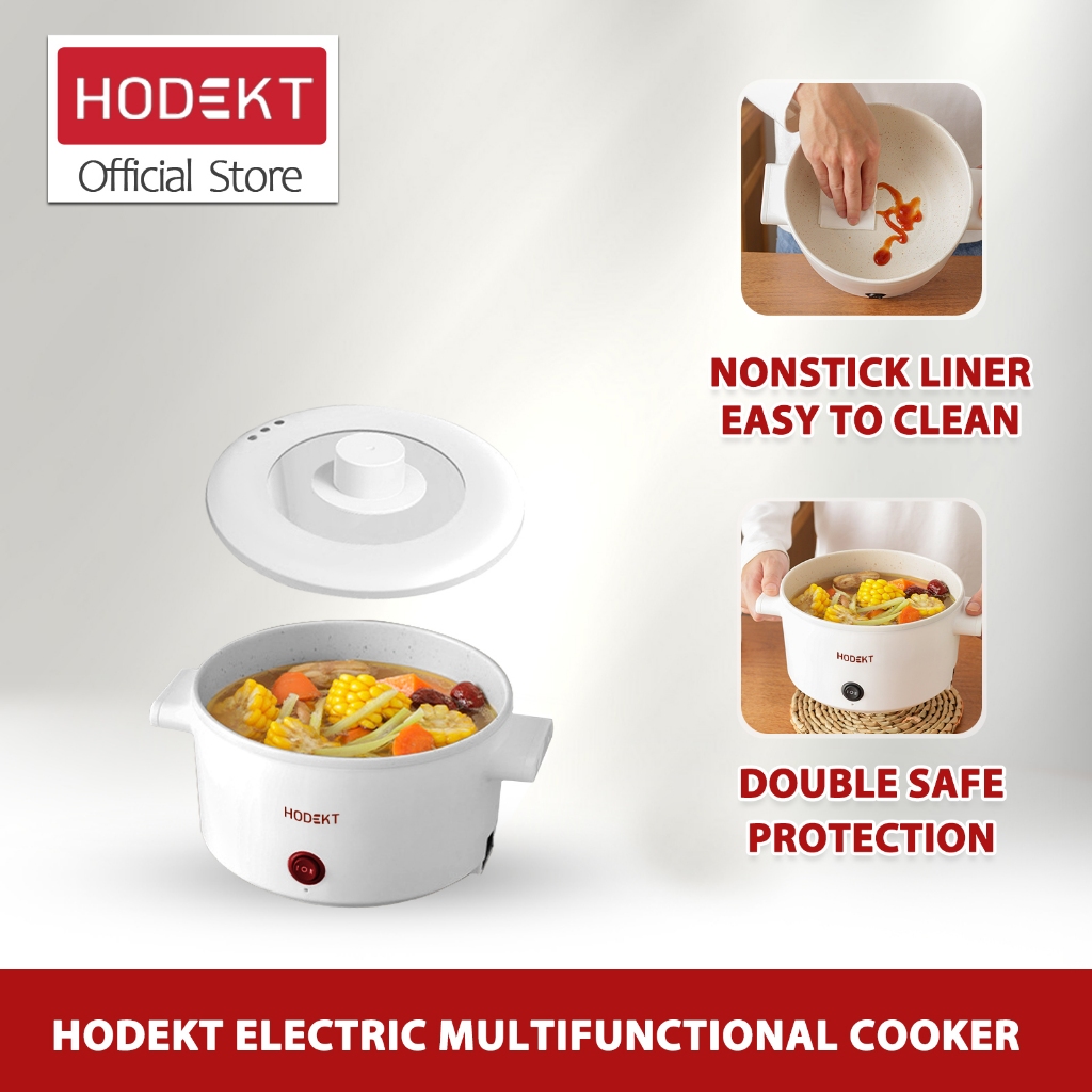 HODEKT 2.0L Mini Rice Cooker Multi-Functional Machine Non-Stick Inner ...