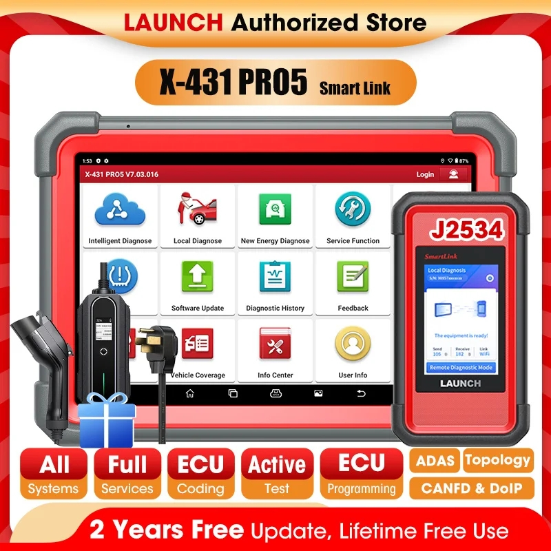 Launch X431 PRO5 PRO 5 Car Diagnostic Tool Full System Intelligent ...