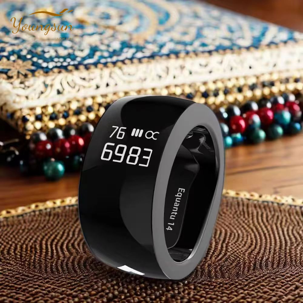 Smart Tasbih Tally Counter Ring Zikr Ring Bluetooth Tasbih Ring Equantu ...