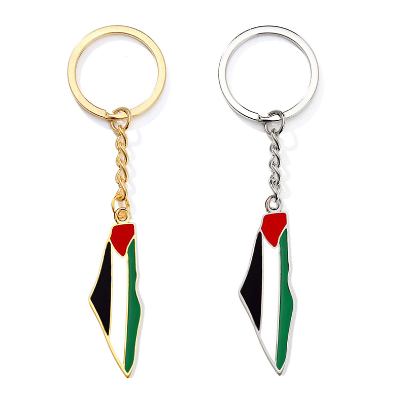 Palestine National Flag Key Chain Keyring Gift Men Women Keychain ...