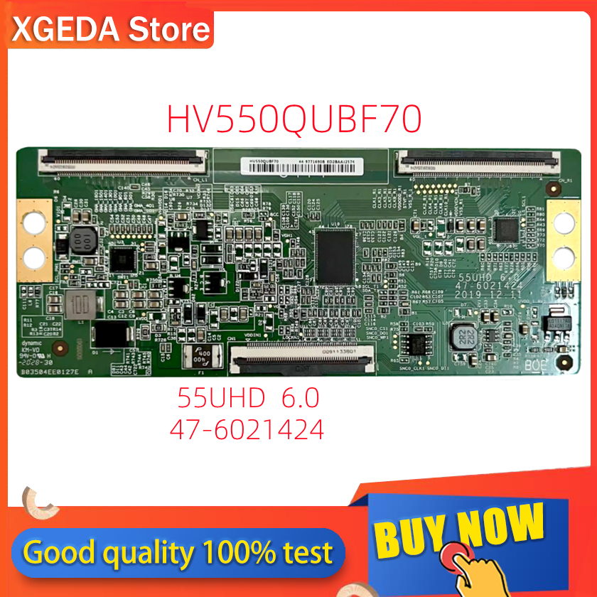 Original 55 inch BOE LCD TV logic board 55UHD 47-6021424 HV550QUBF70 T ...