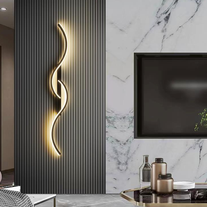 LAMPU DINDING RUANG TAMU MODEN WALL LIGHT LIVING ROOM DECOR MODERN ...