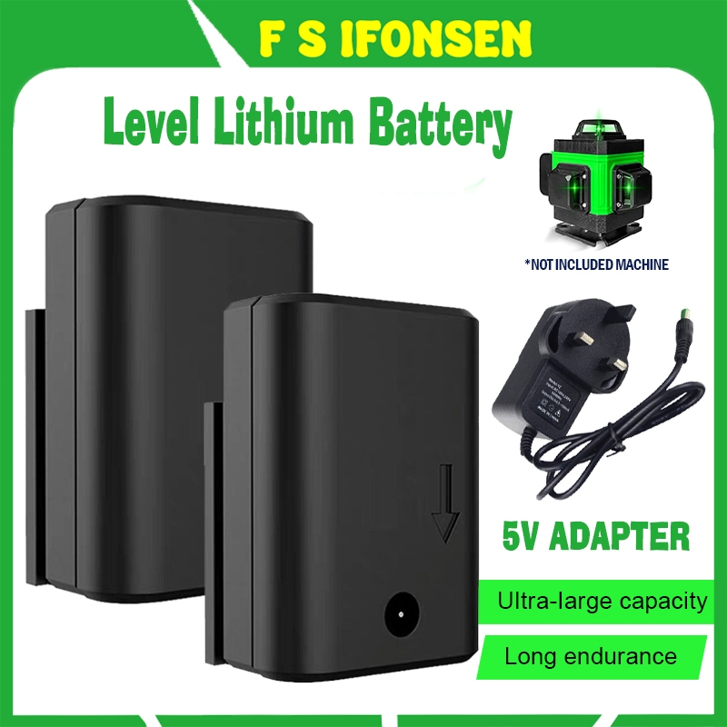 Level Battery 9800MAH Rechargeable Level Laser Battery Pack For 12/16 ...