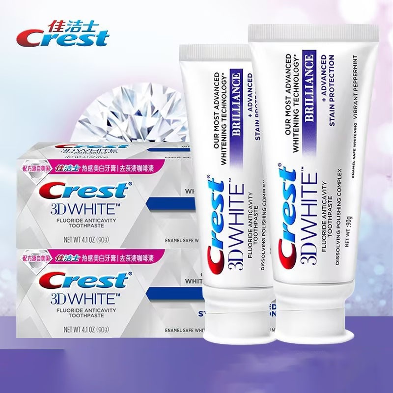 Crest Toothpaste Crest Teeth Whitening Toothpaste Thermal Cleaning Tea ...