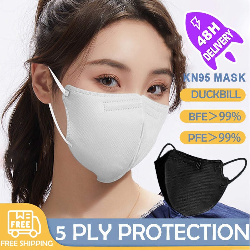 🔥Local Stock🔥KN95 Mask 5D Duckbill Butterfly 5ply Protective Reusable ...