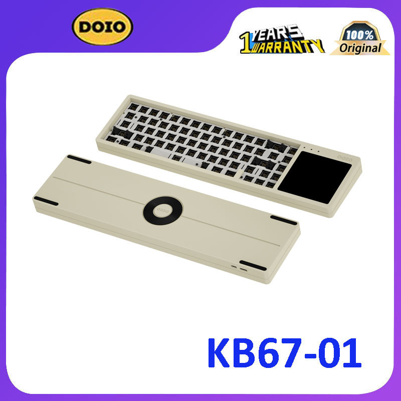 DOIO KB67-01 Mechanical Keyboard Kit Touchable Expansion Screen ...