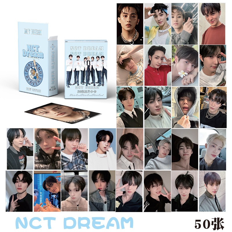 Nct Dream Album Flash Laser Photocard Lomo Card 50pcs/box | Shopee Malaysia