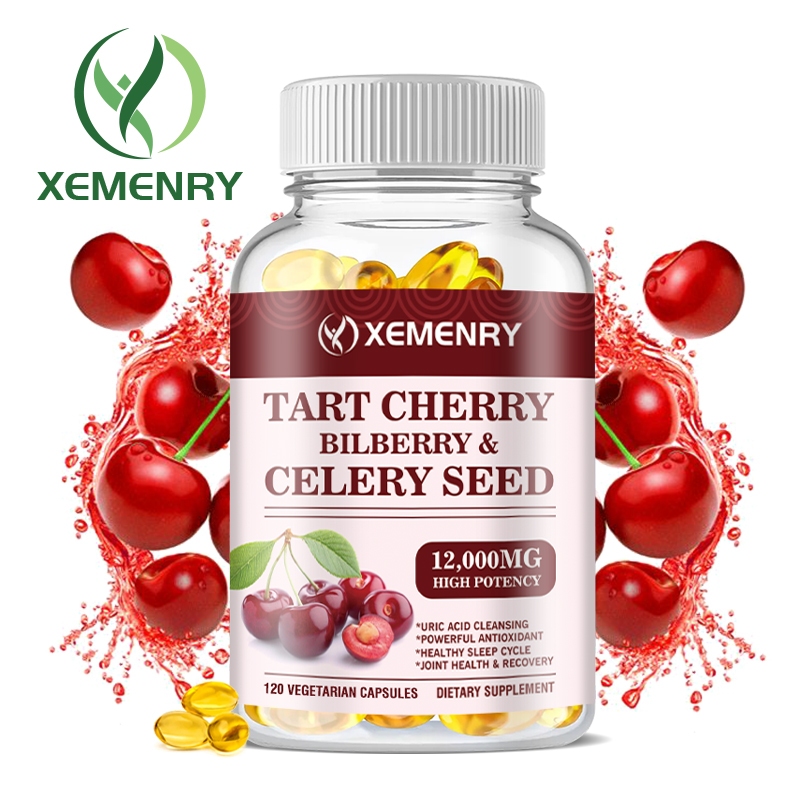TART CHERRY BILBERRY & CELERY SEED Capsules - Kidney Health Formula for ...