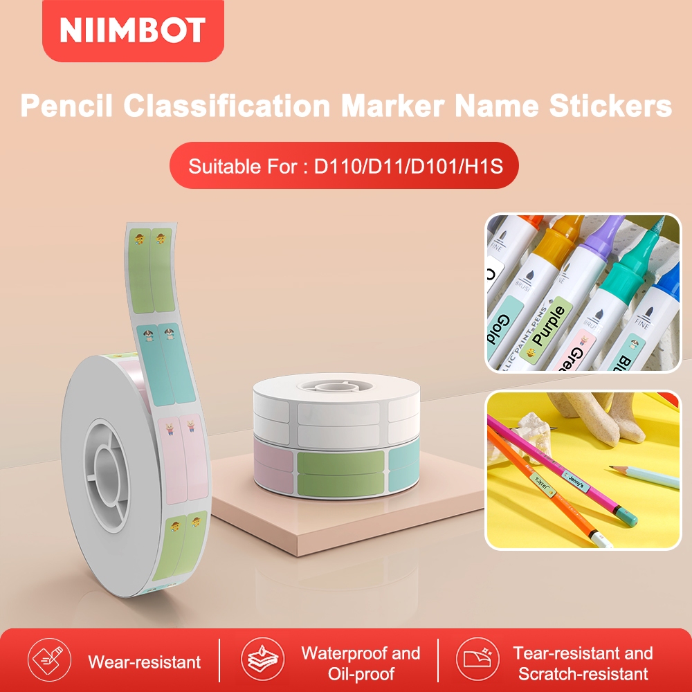NIMBOT D11/D110/D101 New Pen Lable Stickers,Used for Pencil ...