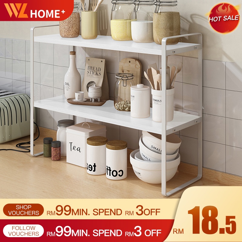 Kitchen Storage Rack Kitchen Organizer Shelf Rak Dapur Shelves For ...