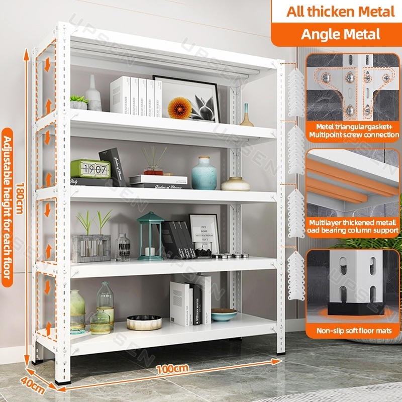 3-5 Tier Metal Boltless Rack Home kitchen Store Storage Rack Warehouse ...