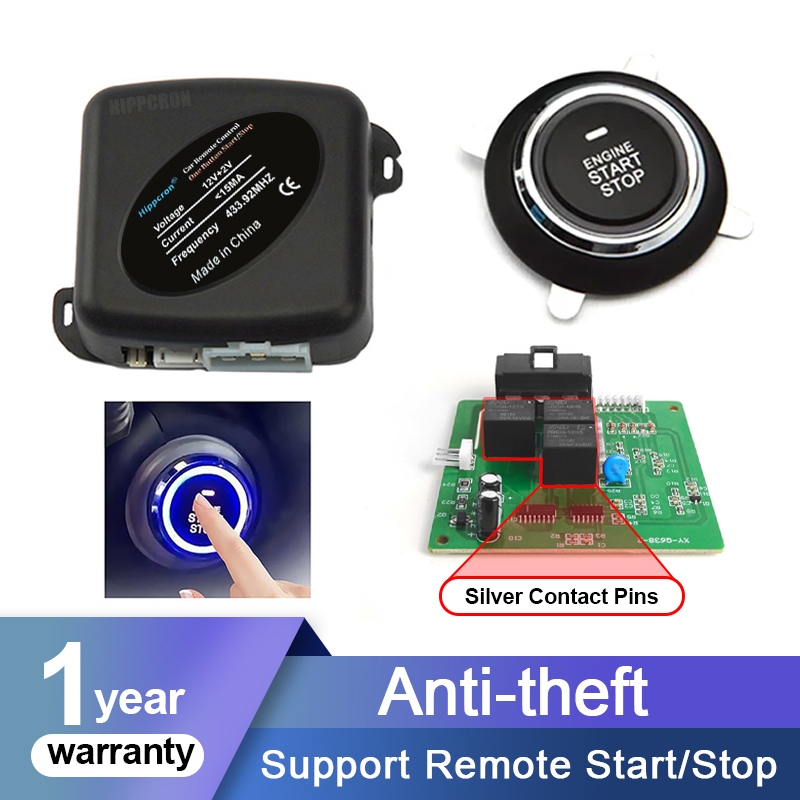 Car Push Button Remote Start Stop Engine System | Shopee Malaysia